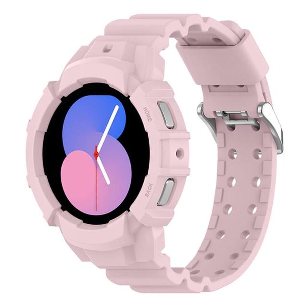 ALMNVO Case+Band for Samsung Galaxy Watch 5 4 44mm 40mm Silicone No ...