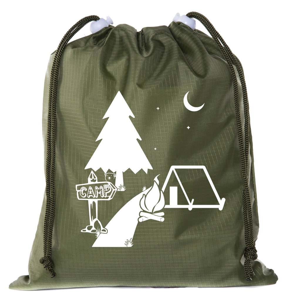 Mato & Hash Camping Mini Drawstring Backpack for Birthday Parties and ...