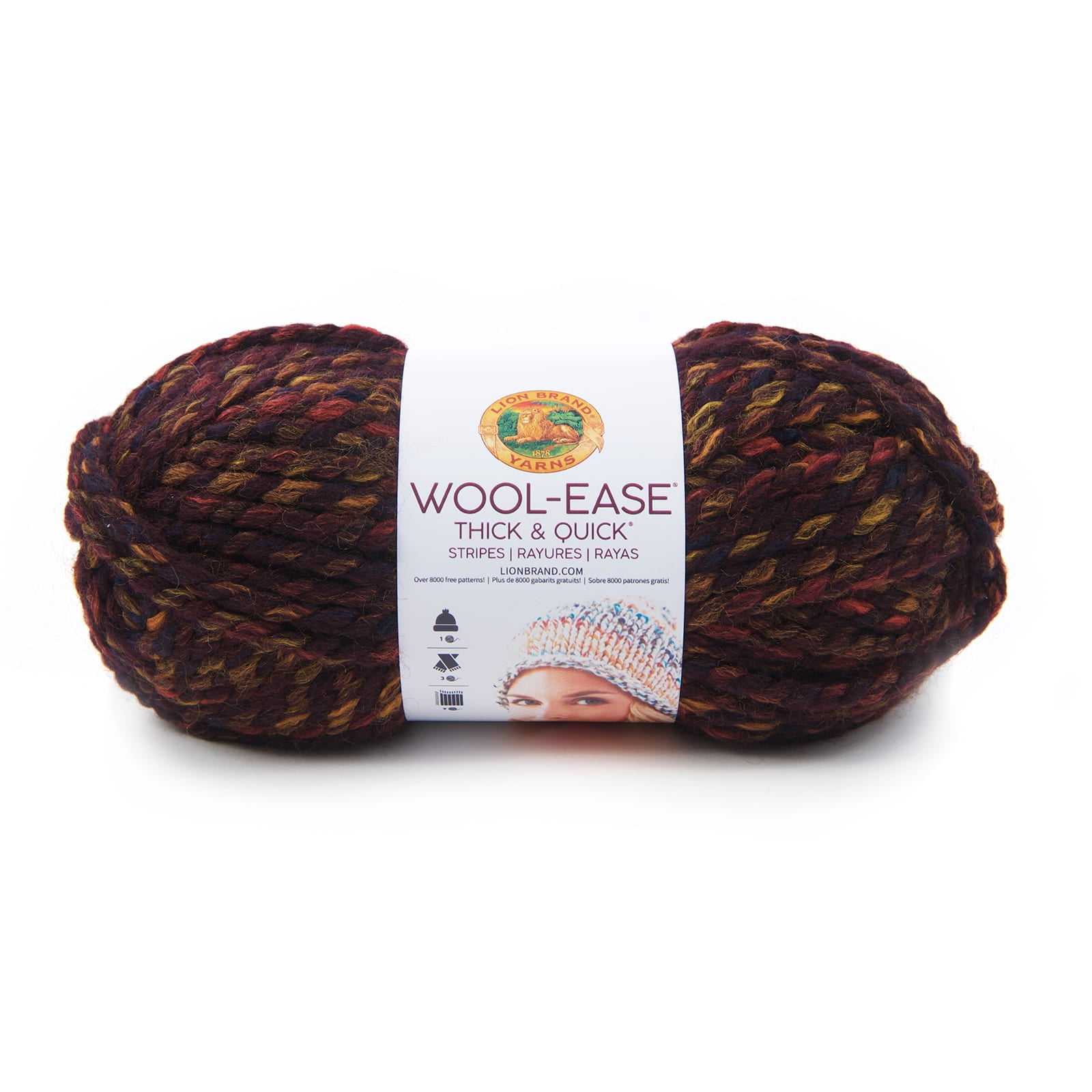 15 Pack: Lion Brand® Wool-Ease® Thick & Quick® Variegated Yarn ...