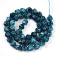 Dyed Natural Sesame Jasper Beads Strands Faceted Star Cut Round Beads ...