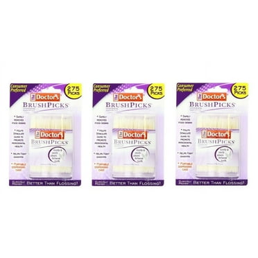Doctor's Brush Picks Interdental Toothpicks for Dental Tight Spaces ...