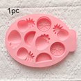 9-Hole Fruit Shape Ice Cube Tray - Silicone Mold for Chocolates ...