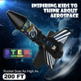 Wupuaait Foam Rocket Launcher Toy for Kids, Self-Launching, Motorized ...