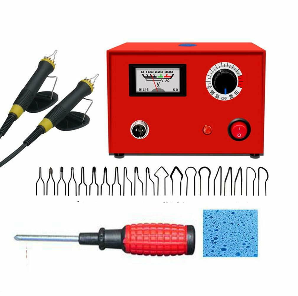 SHANNA Upgrade 50W Wood Burning Kit Pyrography Machine Craft Set ...