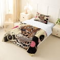 Castle Fairy Leopard Print Twin Comforter Sets 2pcs, Sport Billiard ...