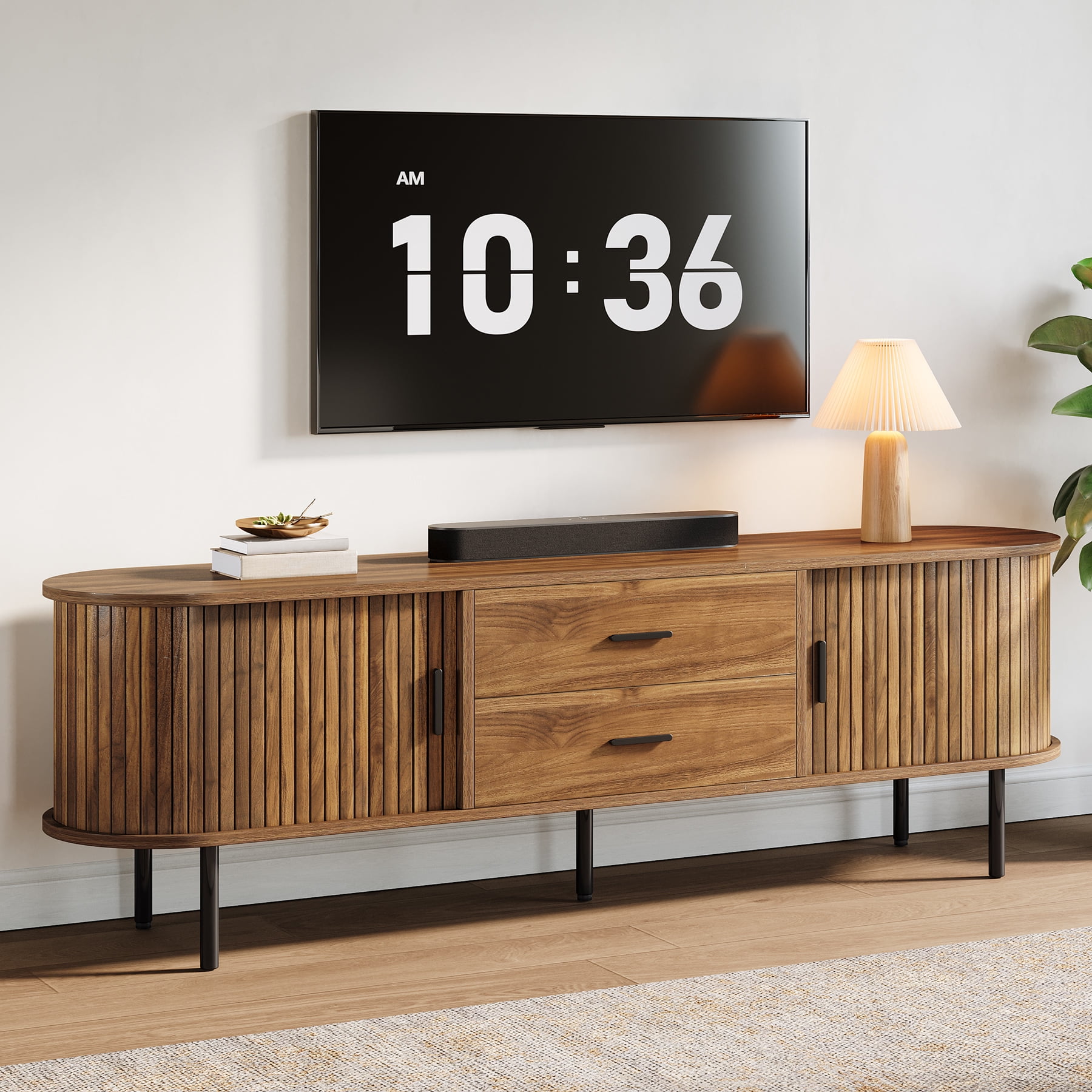 Click here for Tribesigns 70 Mid-Century Modern Tv Stand With Sli... prices