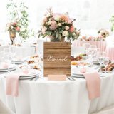 Koyal Wholesale Rustic Wood Wedding Signs Bundle Set for Ceremony ...