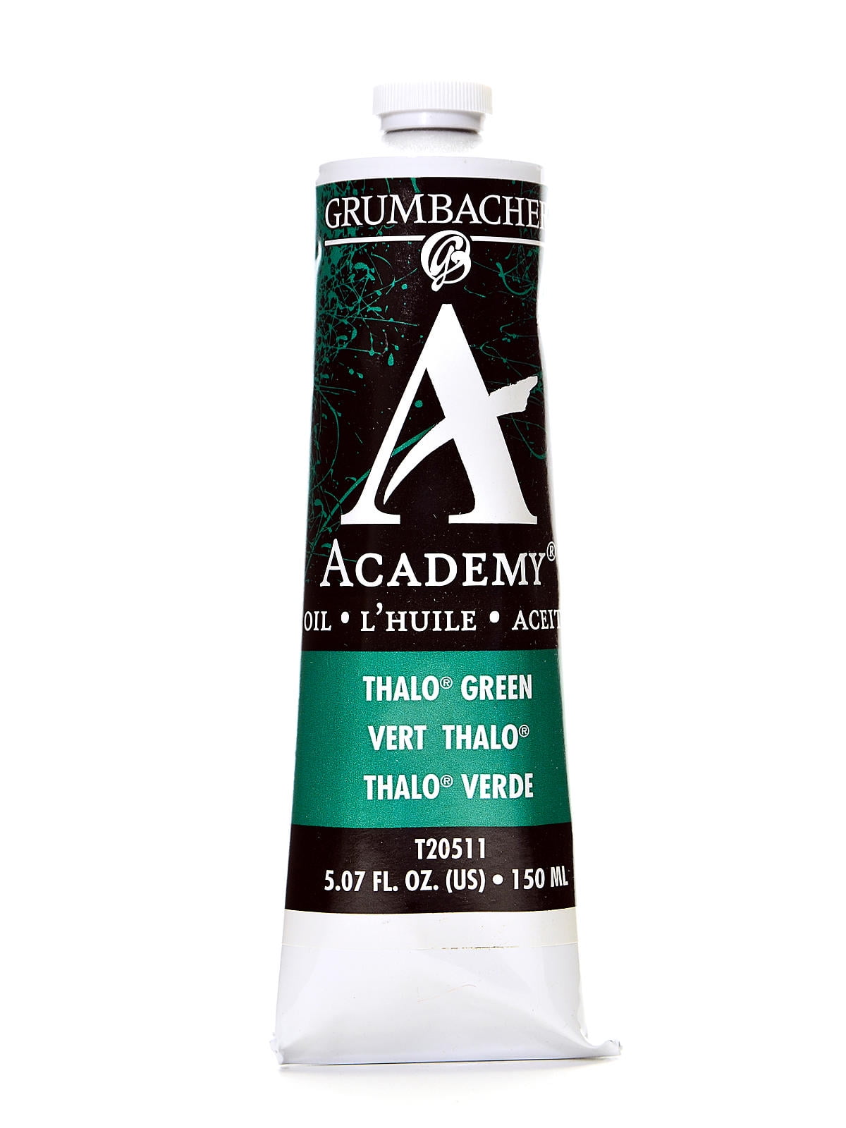 Academy Oil Colors thalo green (blue shade), 5.07 oz. (pack of 2 ...