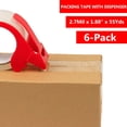 Clear Adhesive Packaging Tape with Dispenser - Walmart.com