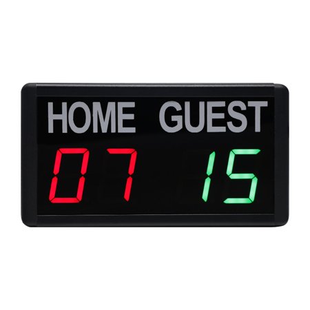 LED Scoreboard Clock Electronic Score Board Indoor Games Hockey Score ...