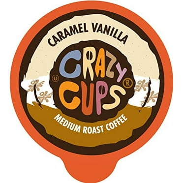 Crazy Cups Flavored Deluxe Sampler Coffee Pods, Medium Roast, Pack of ...