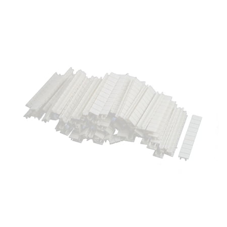 100Pcs ZB6 DIN Rail Terminal Block Marking Labels Marking Tags Blank ...