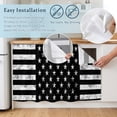 Black American Flag Cabinet Curtains 35''x35'', Vintage USA Flag Sink ...