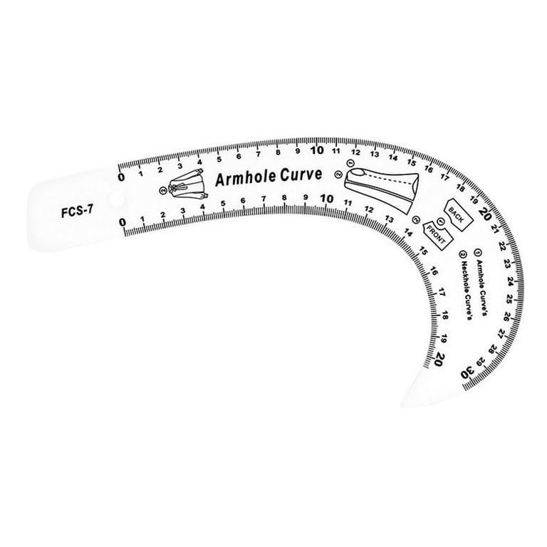 French Curve Ruler Template