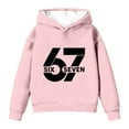 67 Hoodie 6 7 Meme Six Seven Hooded Sweatshirt Long Sleeve Pullover ...