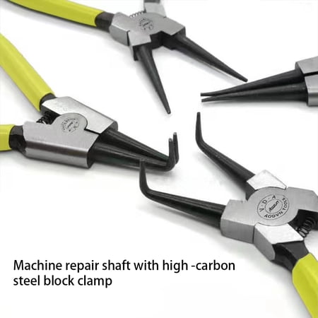 Circlip Pliers Spring Loaded Repair Needle Nose Nipper Handheld ...