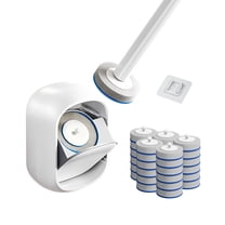 Joybos Disposable Toilet Cleaning System, Wall Mounted Toilet Brush ...