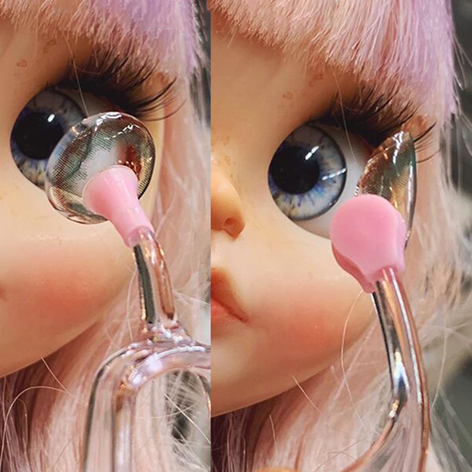 JunDanmall Portable Contact Lens Applicator Inserter Tool Kit Tweezers ...