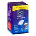 Clear Care Cleaning & Disinfecting Solution Triple Action Cleaning Twin ...