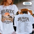 CLOTEX Heaven On Tour Comfort Color Shirt, Country Concert Tee, Music ...