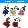 LED Artificial Rose Light up Silk Rose Gift for Girlfriend Mom Wife ...