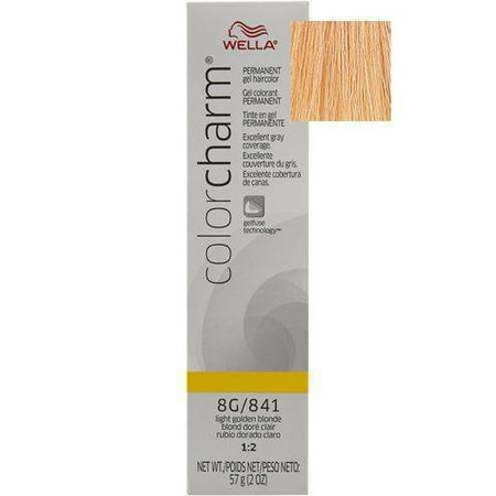 Wella Color Charm Gel Permanent Hair Color - 8G/841 Light Golden Blonde ...