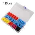 125Pc Silicone Rubber Tapered Plug Assortment Kit For Covering Holes ...