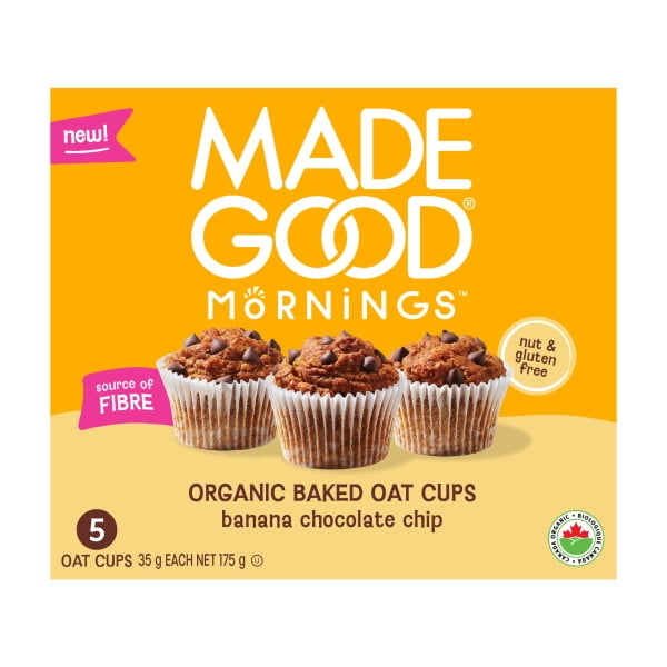 Click here for Madegood Baked Oat Cups - Banana Chocolate Chip 5... prices