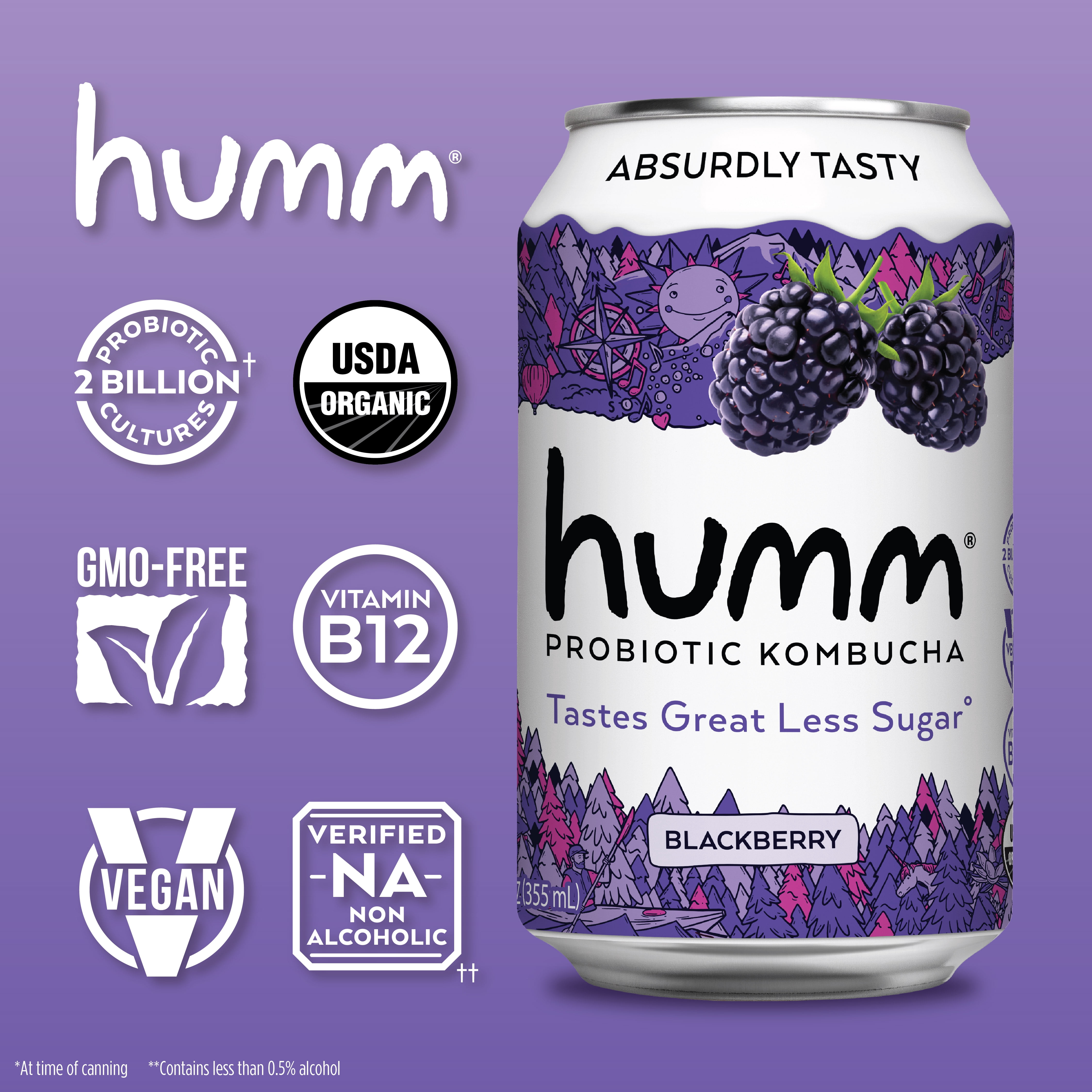Customer Service Humm Probiotic Kombucha The Original Variety 12 Pack ...