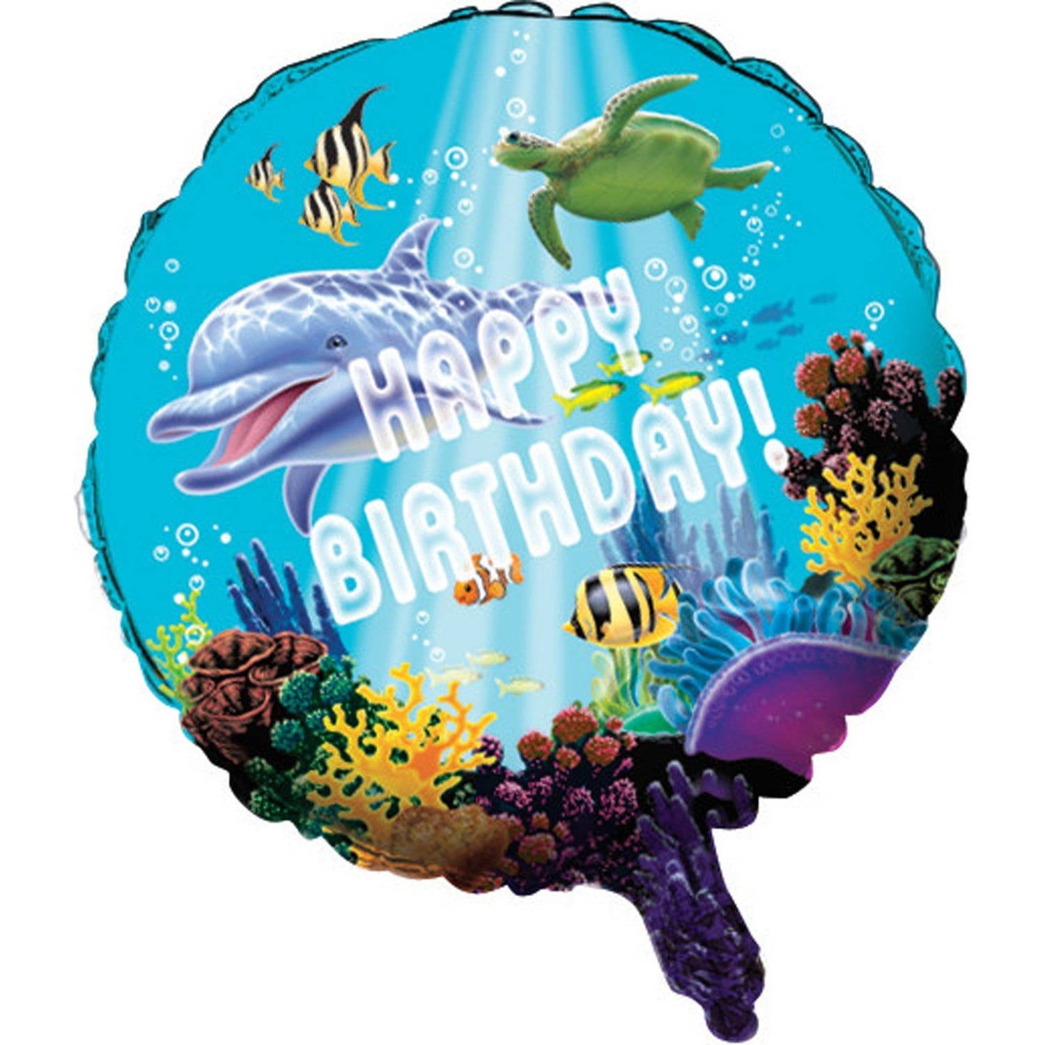 Dolphin Party Foil Balloon - Walmart.com - Walmart.com