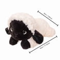 Black White Lamb Soothing Plush Toy Ultra Soft Velvet Fabric Cute ...