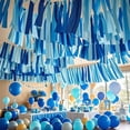 Blue Crepe Paper 6 Pcs Streamers for Party Decorations, Birthday ...
