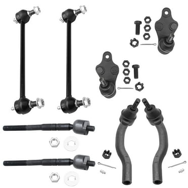Detroit Axle - 8pc Front Suspension Kit for Toyota 2011-2018 Sienna 4 Inner Outer Tie Rod Ends 2 ...