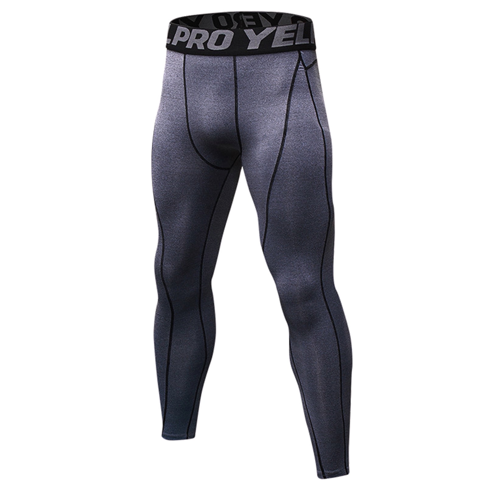 Guvpev Men Training Bodybuilding Workout Yoga Fitness Long Pants Tight ...
