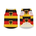 Dog Clothes for Large Dogs, Germany Flag Summer Outdoor Camping Dog T ...