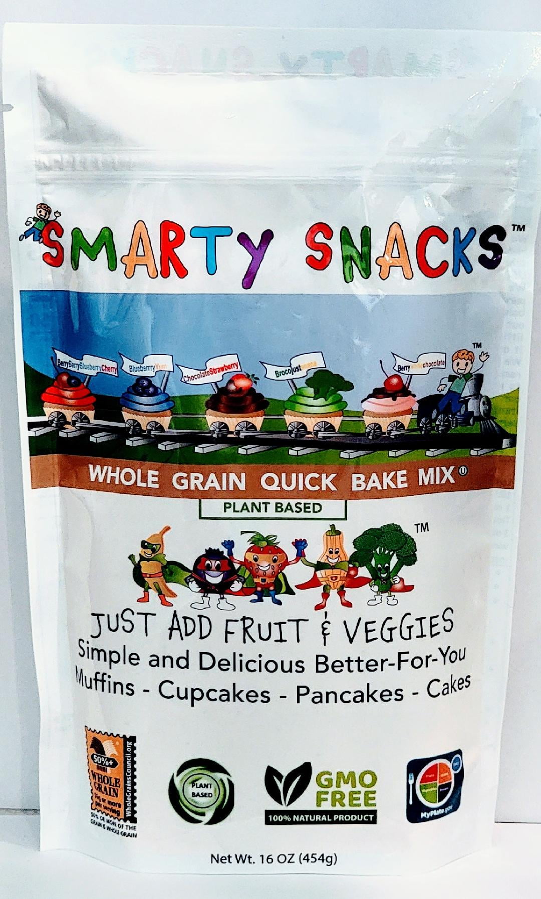 Smarty Snacks Whole Grain Quick Bake Mix - Plant Based - Walmart.com