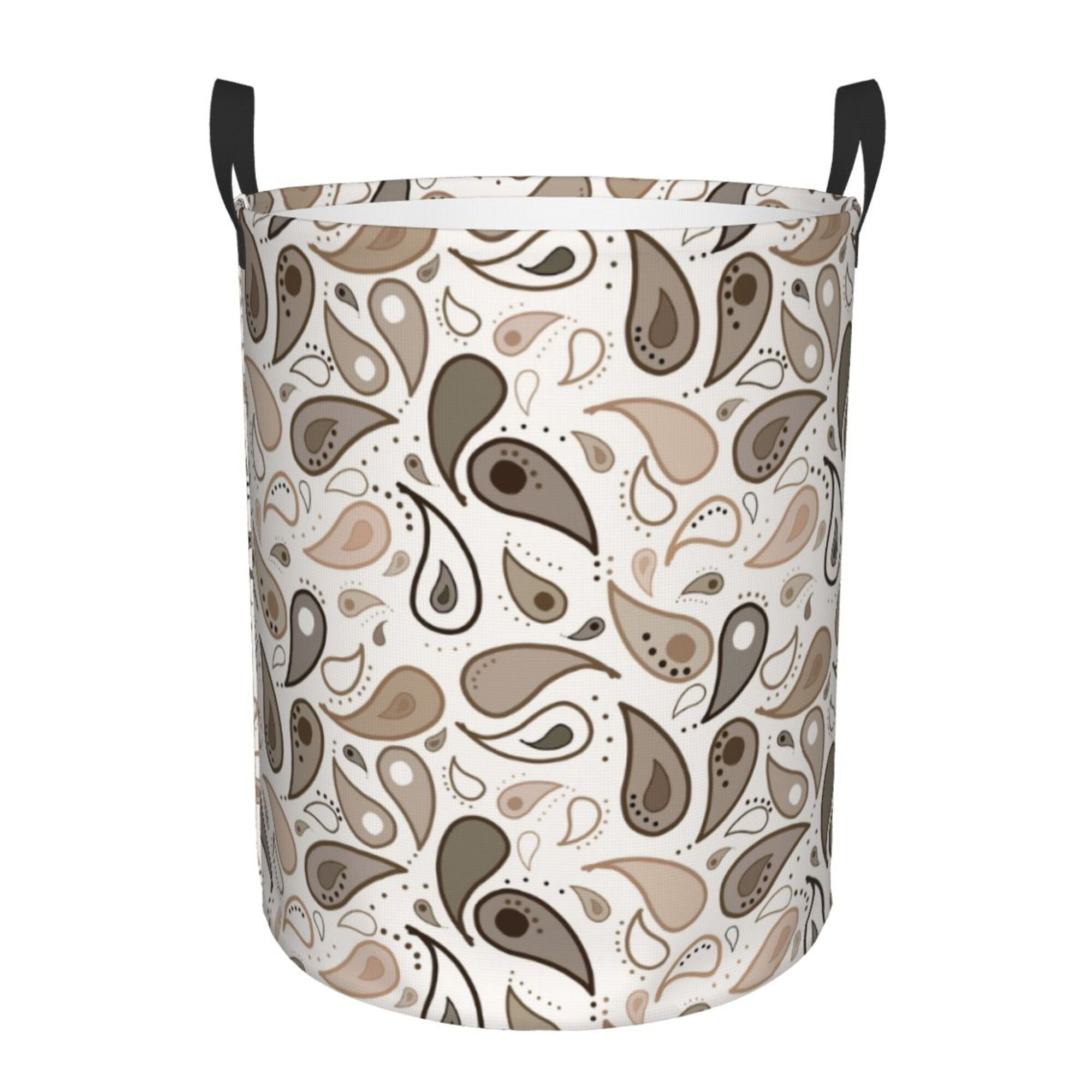 TEQUAN Waterproof Laundry Hampers, Paisley Graphic Decor Backdrop ...