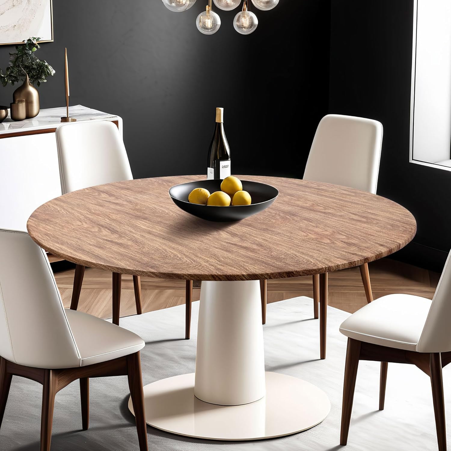 Click here for Fuzhongtang-Fitted Tablecloths For 58 - 66 Round T... prices