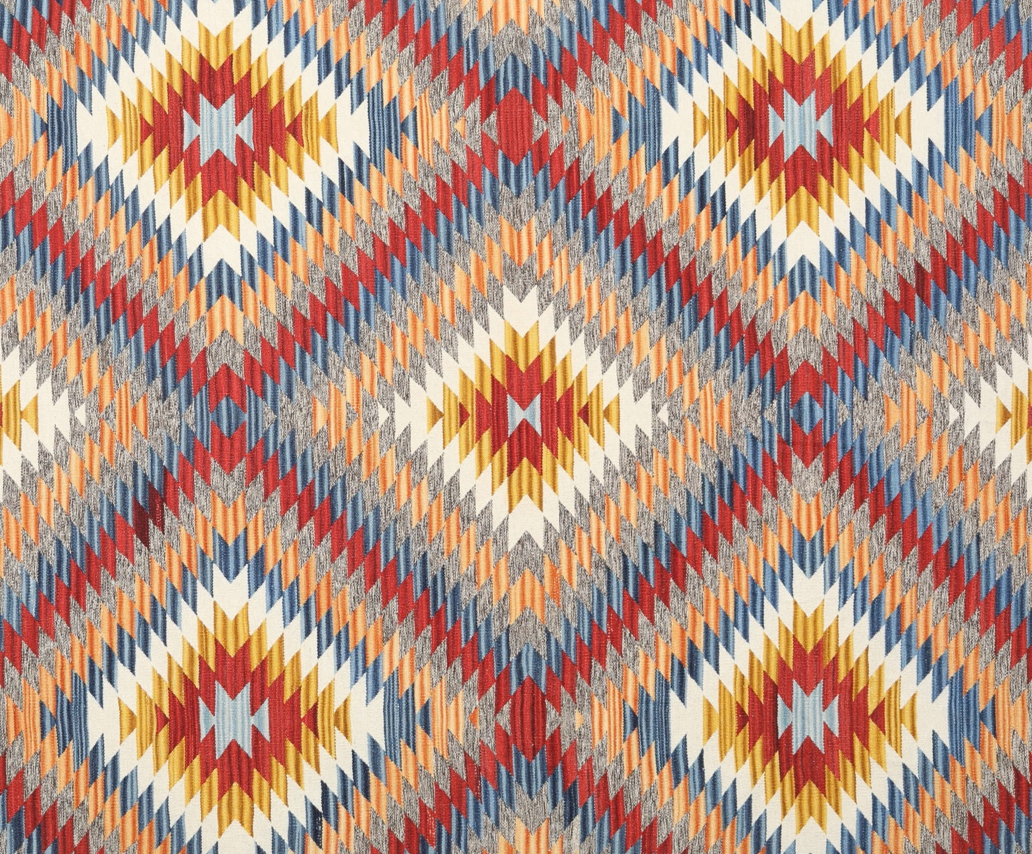 Ahgly Company Indoor Rectangle Contemporary Cherry Red Southwestern ...