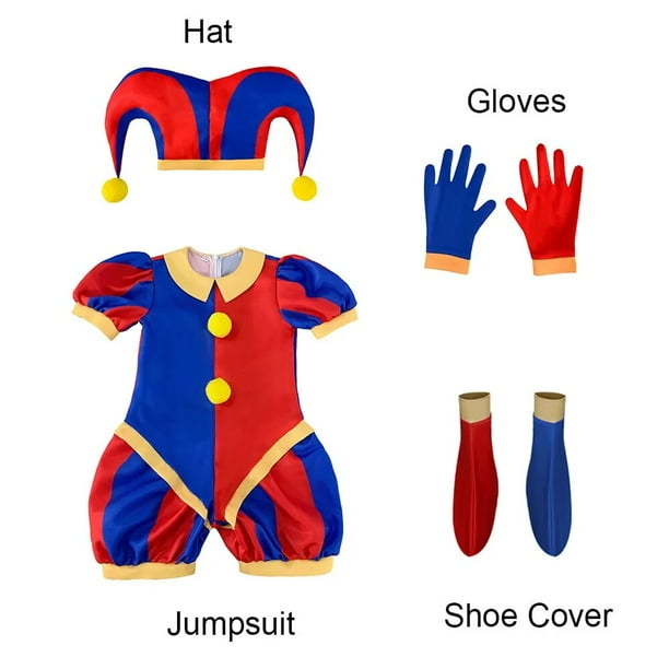 Disfraz de payaso de anime, divertido disfraz de cosplay de personaje ...