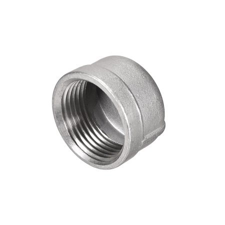 1 Inch Pipe Cap PT1 Female Pipe Fitting 304 Stainless Steel Round ...