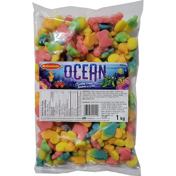 McCormicks Ocean Gummies, Bulk Candy, 1kg/35.3 oz., Bag, {Imported from ...