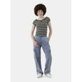 No Boundaries Pull-On Cargo Jeans, 31” Inseam, Women’s - Walmart.com