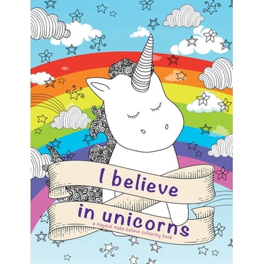 Believe in Yourself: Funny Coloring Book of Mythological Creatures: Big ...