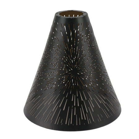 Lamp Shade, Easy Installation Hollowed Firework Pattern Horn Tapered ...