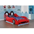 Cruiser Car Themed Twin Bed with Underglow Lights Red - Walmart.com