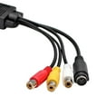 VGA to S-Video 3 RCA Composite AV TV Out Adapter Converter Cable for PC ...