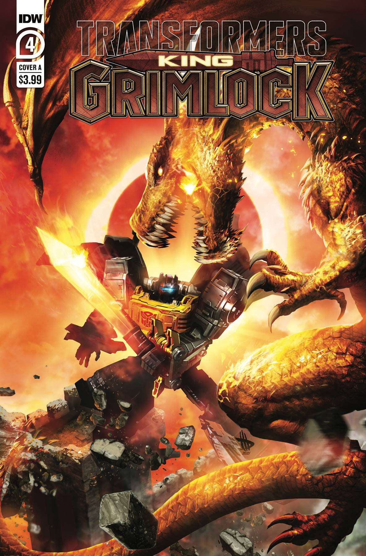 Transformers: King Grimlock #4A VF ; IDW Comic Book - Walmart.com