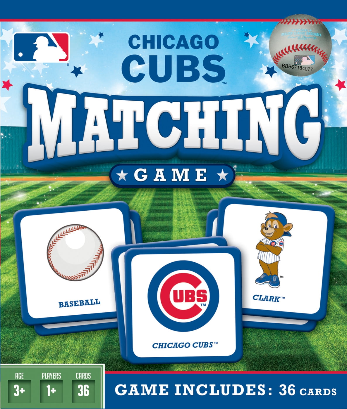 MasterPieces Officially Licensed MLB Chicago Cubs Matching Game for ...