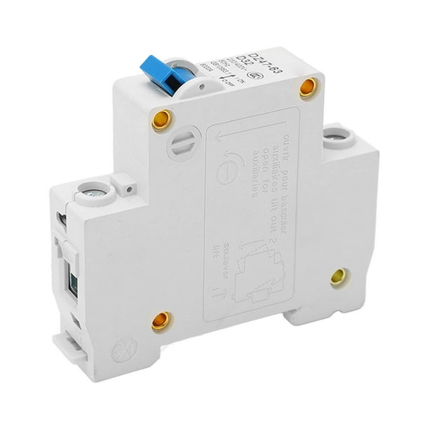 Miniature Circuit Breaker, 6000A Breaking Capacity PA66 Nylon 1P Residual Current Breakers AC ...